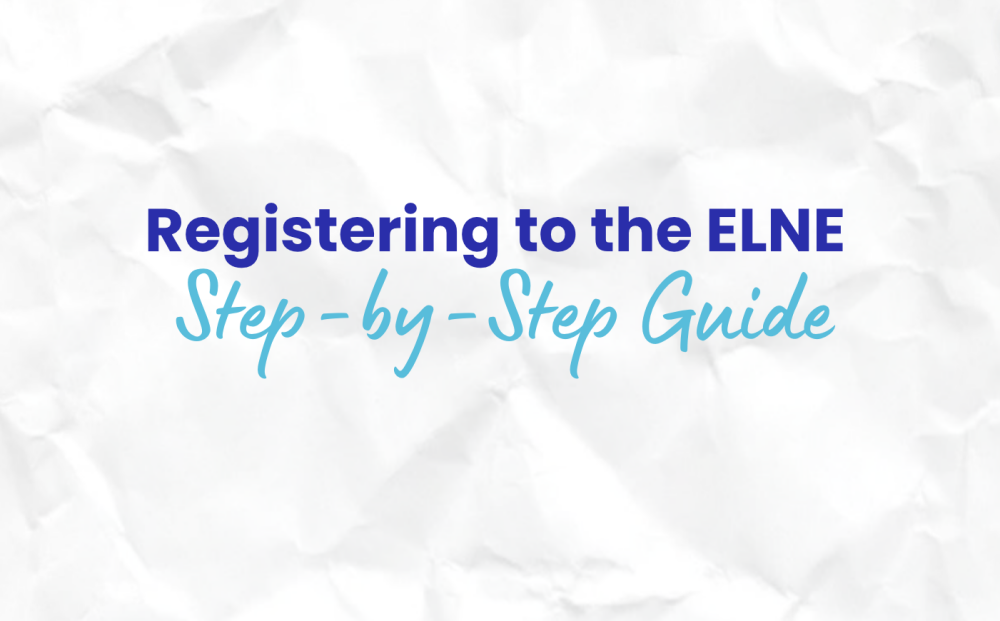 ELNE Registration ste-by-step guide